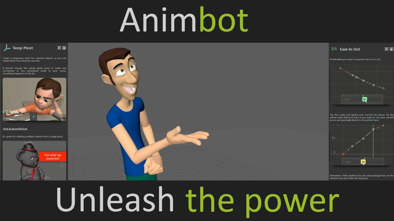 Animbot Main Feature Tutorial (maya 2019)