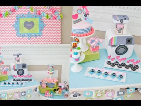 Decoraci贸n de fiesta de instagram