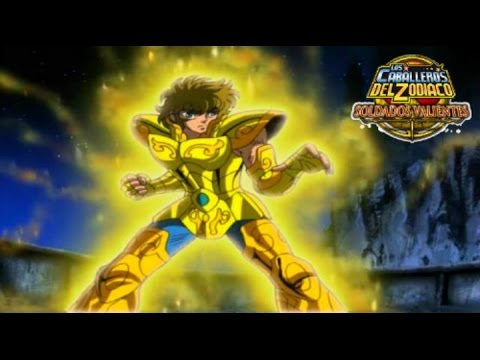 Saint Seiya Brave Soldiers Leo Aioria vs Saga Evil