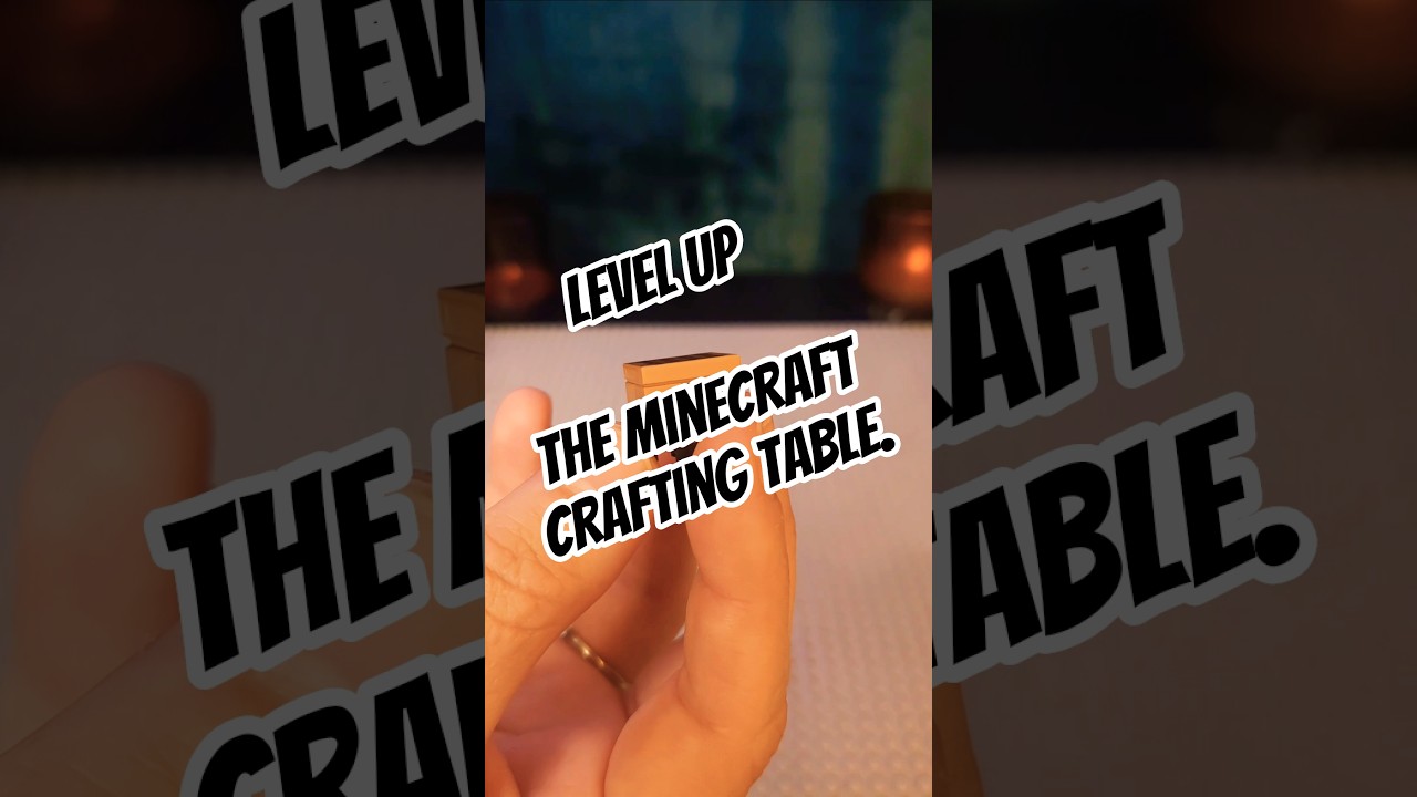 Micro vs. MEGA LEGO Minecraft Crafting Table! 🤯