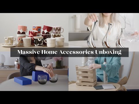 Massive Home Accessories Unboxing | Georg Jensen | Marimekko | Blomus | Tom Dixon |