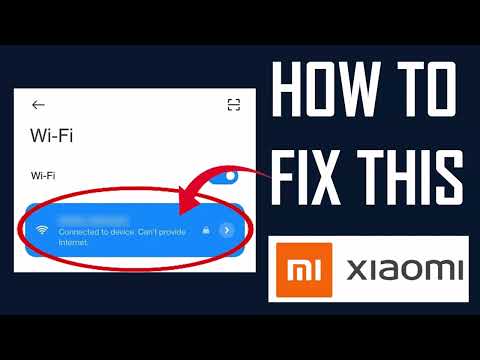 How To Fix Connected to device. Can't provide Internet on Xiaomi Device