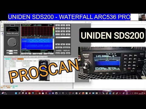 UNIDEN SDS200 - WATERFALL ARC536 PRO