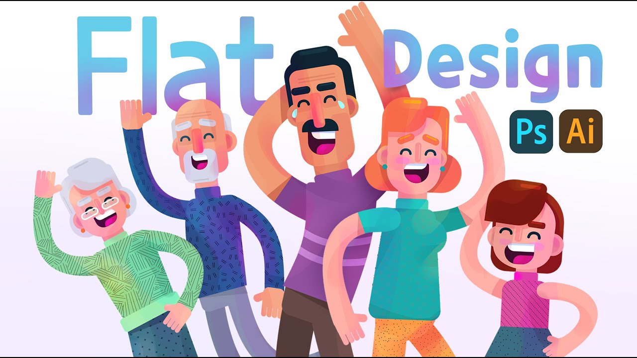 My new Skillshare Class | Flat illustration