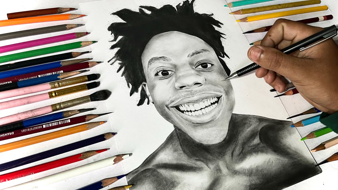 Drawing @Ishowspeed (Timelapse Video)