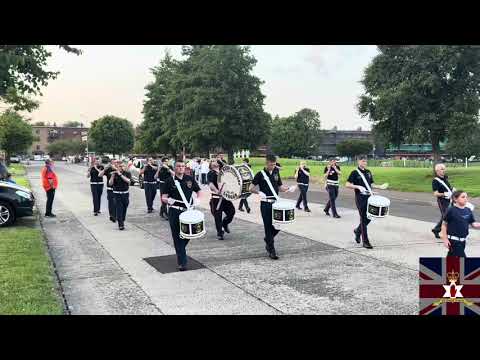 Upper Bann Fusiliers Flute Band At Rathcoole Protestant Boys Official Annual Band Parade