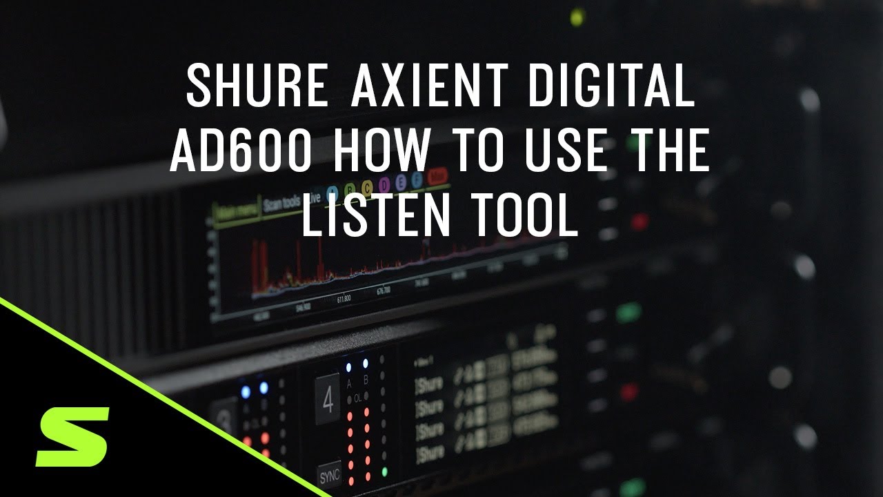 AD600 - Gestionnaire de spectre Axient® Digital - Shure France
