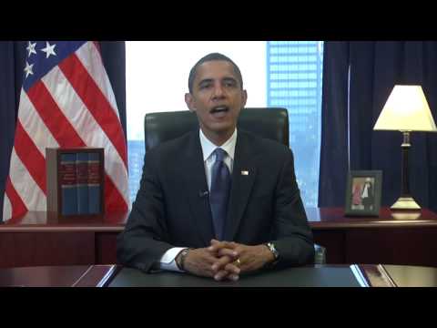 President Obama's Weekly Talk: English ESL video lessons