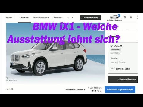 BMW iX1 - Welche Ausstattung lohnt sich?
