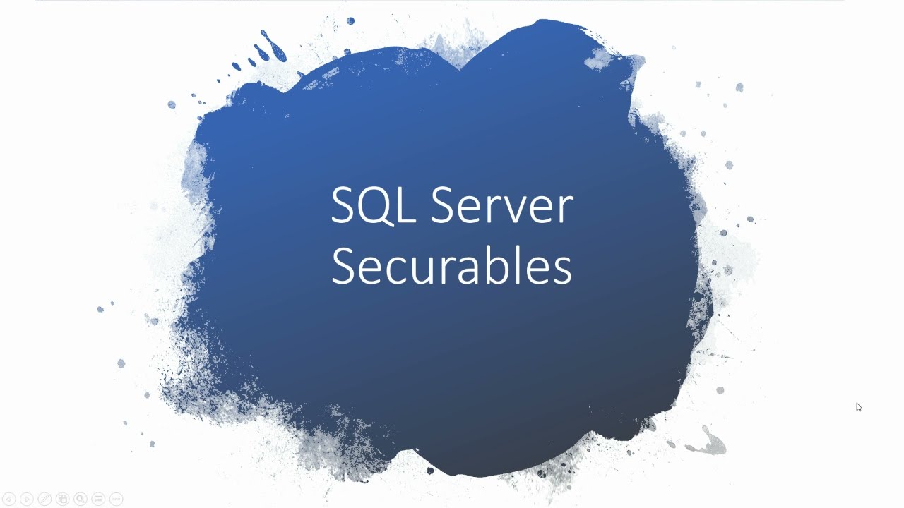 SQL Server Securable