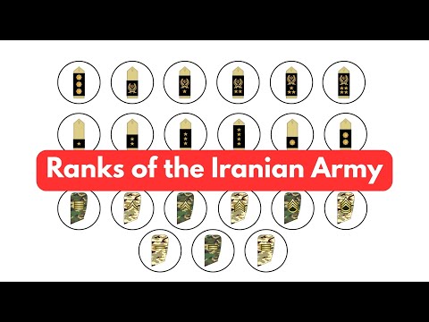 Iran Military Ranks Explained – From Private to General With Real Numbers & Structure