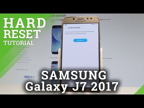 How to Factory Reset SAMSUNG Galaxy J7 2017 - Erase Everything |HardReset.info