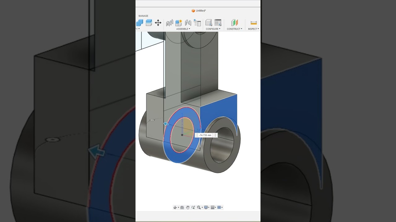 Fusion360 Part Modeling Tutorial-102. #design #3dmodeling #modelingtutorial #engineering#fusion360