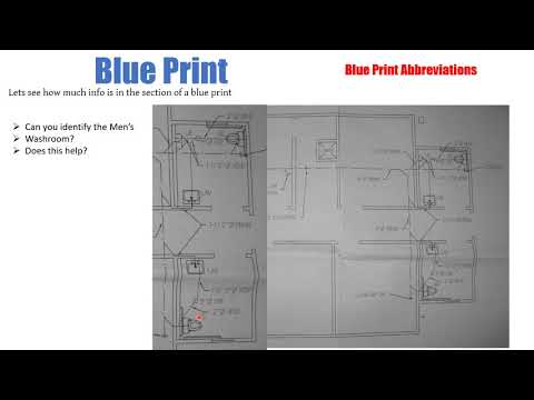 Plumbing Blue Print Abbreviations LESSON #3
