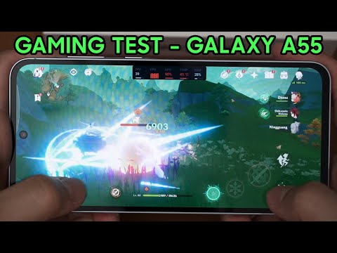 Gaming test - Samsung Galaxy A55 with Exynos 1480