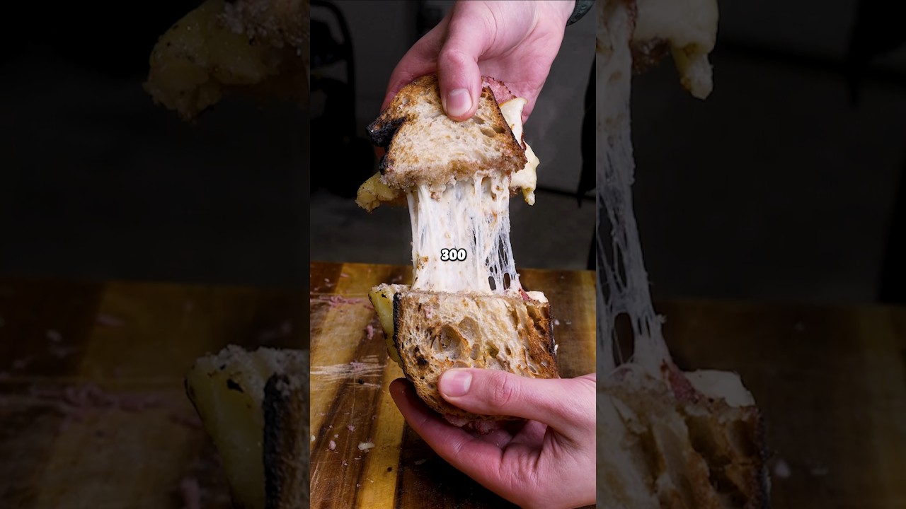 The World's MANLIEST Grilled Cheese Sandwich