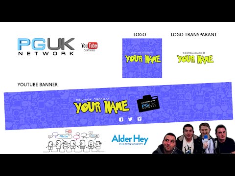 Vlogger YouTube Banner And Logo Free Photoshop PSD #4