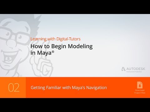 Maya Tutorial: Getting Familiar with Maya's Navigation
