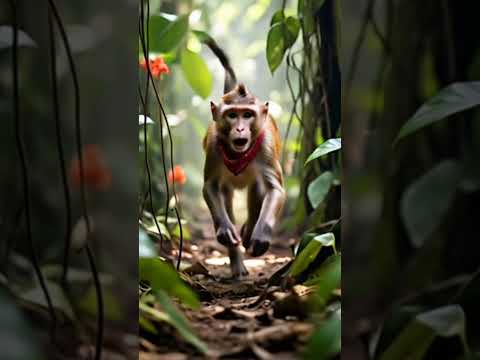 Monkey GIF ♾️ no.1animals shorts ♾️