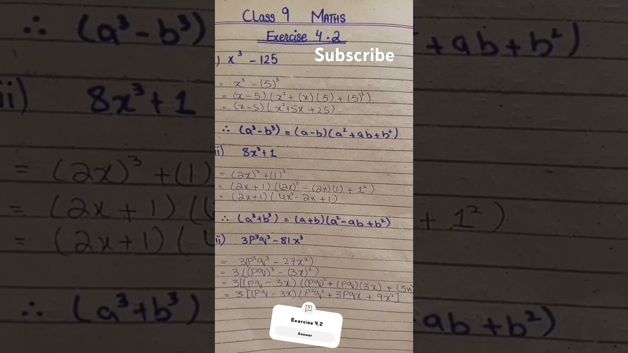 Class 9 Maths chapter 4 exercise 4.2 complete 💯#class9maths #fazalacademy