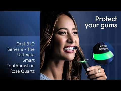 Oral-B iO Series 9 - The Ultimate Smart Toothbrush in Rose Quartz