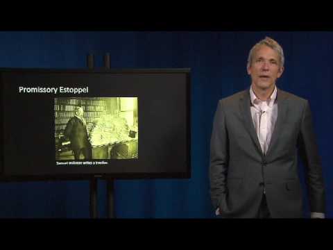 Contract Law 2 Intro Ricketts v Scothorn (foregoing employment)
