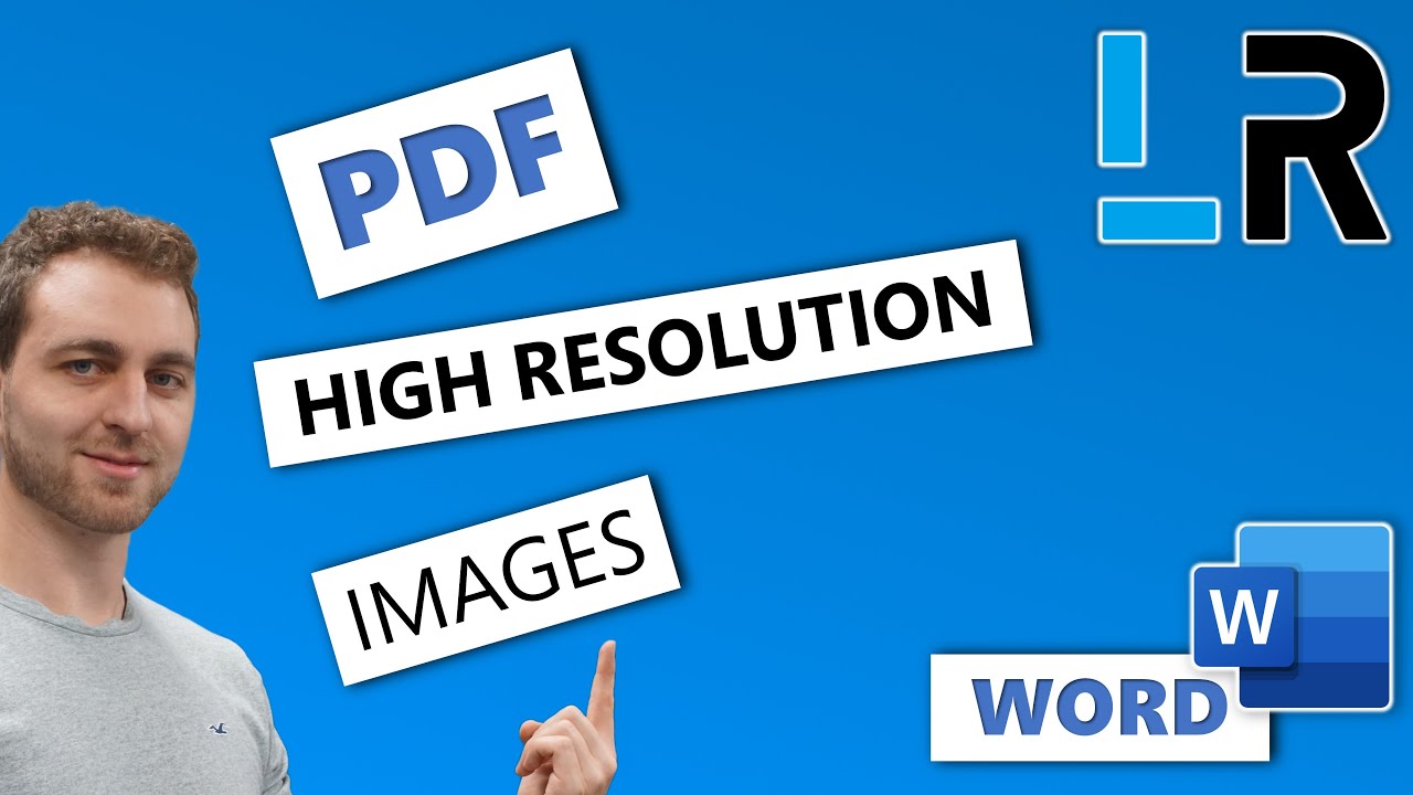 Word To PDF With High Resolution Images