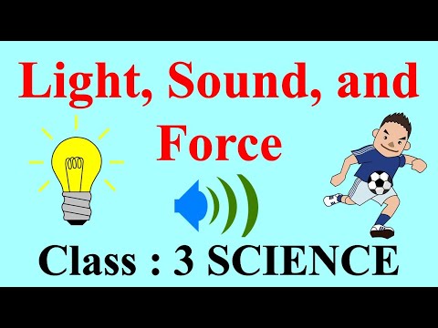 Light, Sound and Force || Class-3 SCIENCE || CBSE / NCERT – Orchids ...
