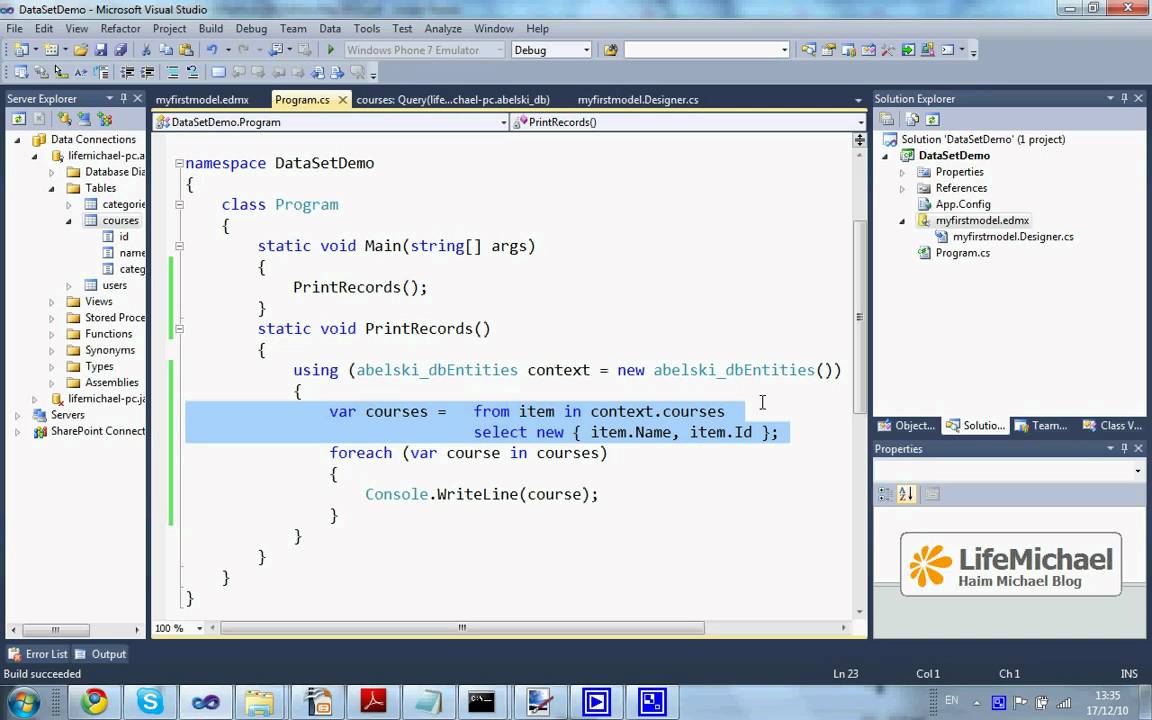 Entity Framework LINQ Queries