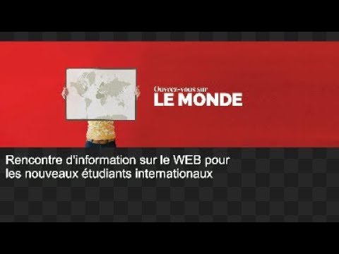 2019 - Rencontre d'information pour les nouveaux étudiants internationaux