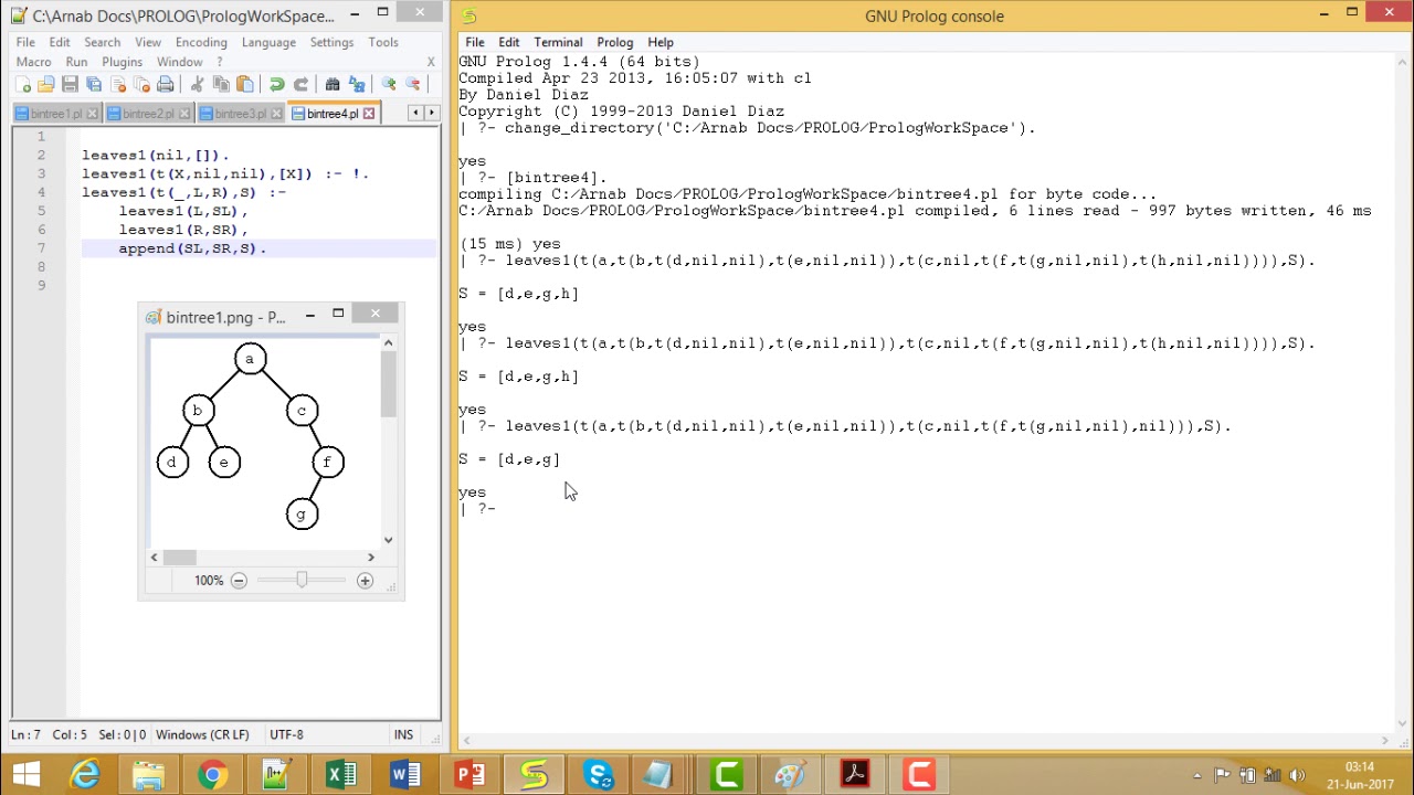 Artificial Intelligence - List all Leaf Nodes of Binary Tree