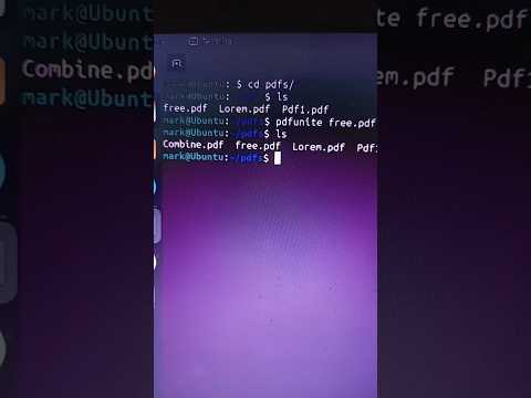 How to Merge Multiple PDFs Into One Single File on Linux
