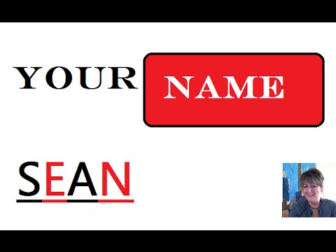 Sean 🎥 Name Meaning :1st. Name 🎥