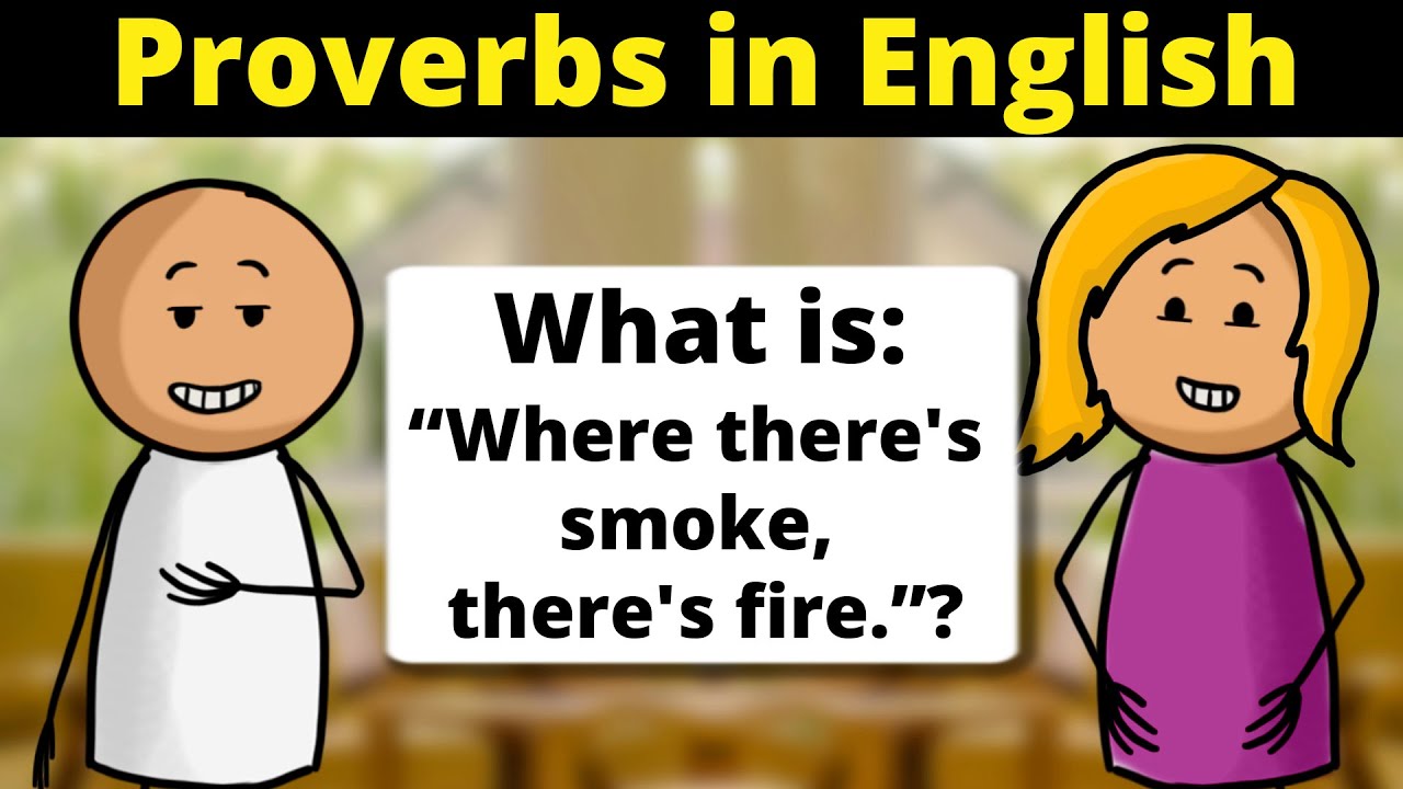 Learn 5 Easy English Proverbs - English Conversation Practice with Examples