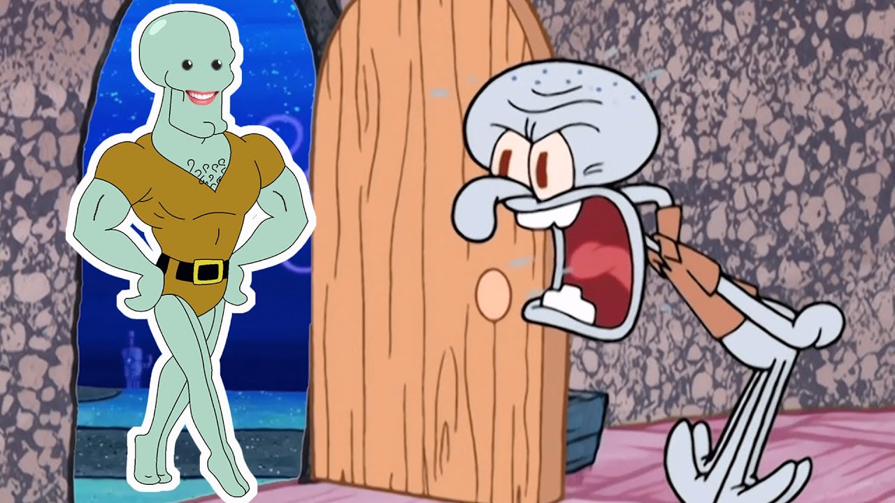 Beautiful Squidward - Squidward door edition | Spongebob meme