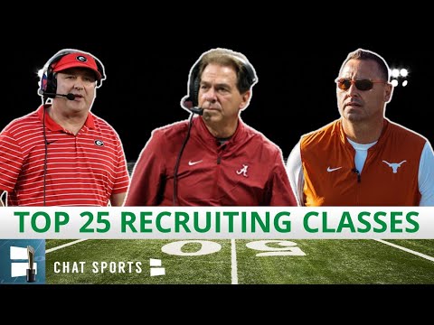 College Football Recruiting: Top 25 Ranked Classes Leading Up To 2023 National Signing Day