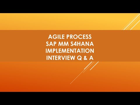 agile process in sap mm implementation | agile sprints in sap mm implementation