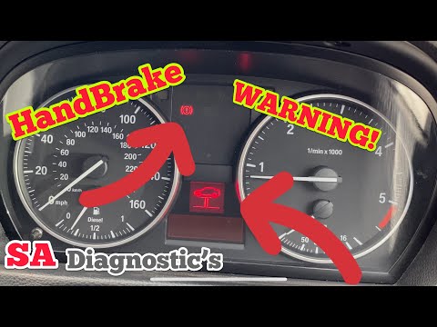 BMW Ex 1 3 How To Guide Reset Hand Brake Light Service 5DE0 FIXED!!