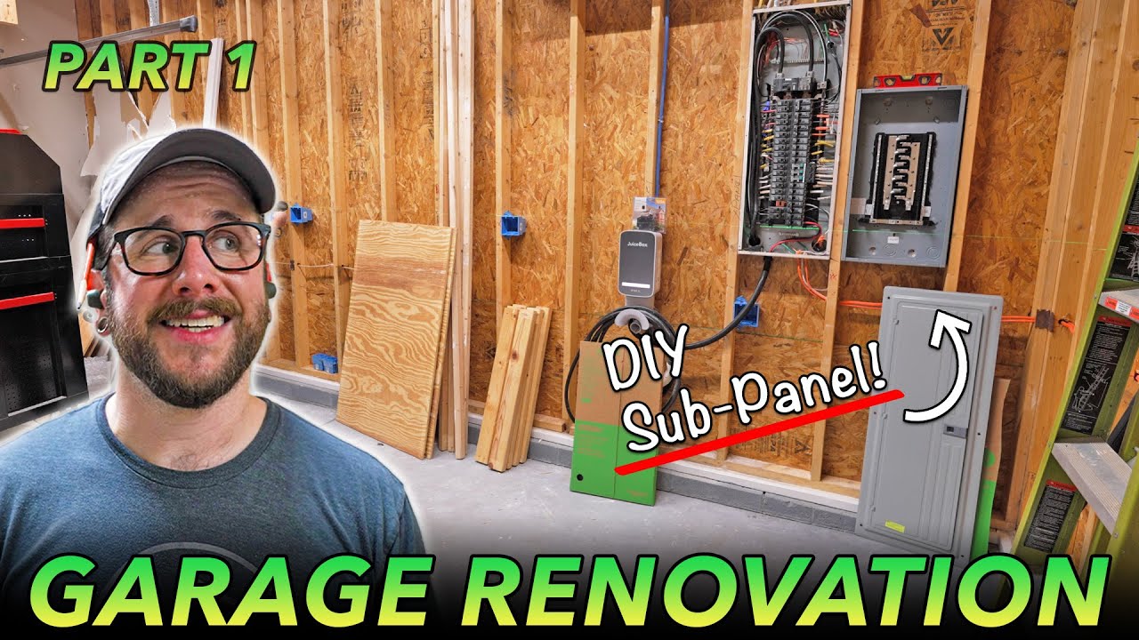 Transforming My Garage Into A Workshop Part 1 : Electrical & Insulation