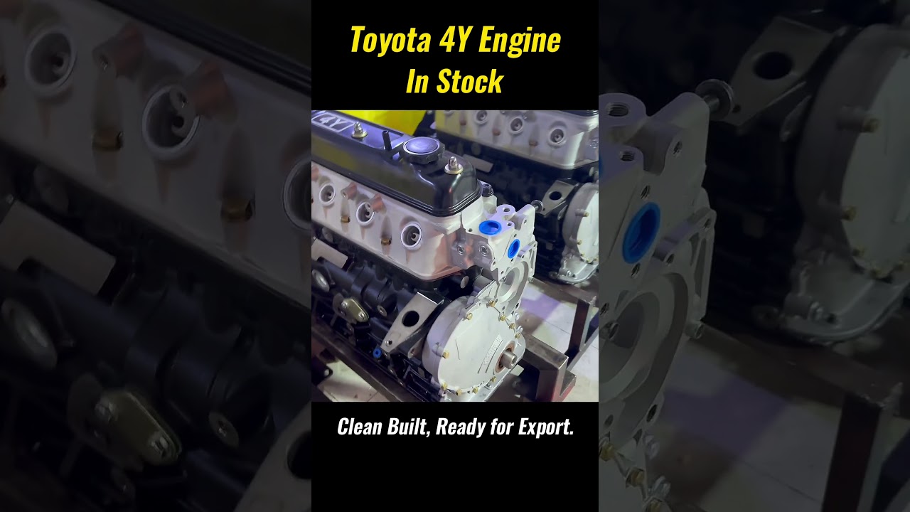 Toyota 4Y Engines in Stock | Ready for Export  #engine #toyota #4y