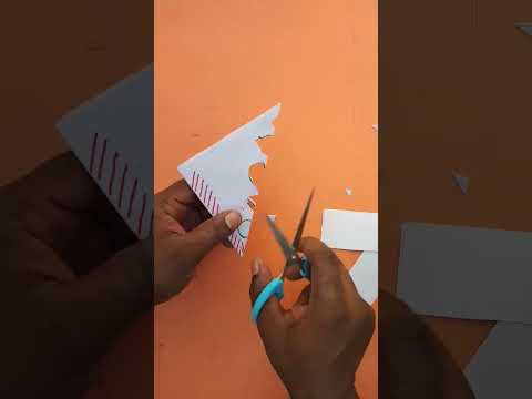 White paper cutting design video so beautiful design #whitepaper #cuttingdies #design #shorts