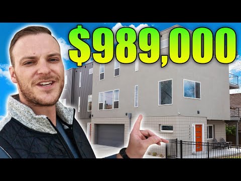New Construction Townhome In Downtown Salt Lake City, Utah | Take a Tour With Me!