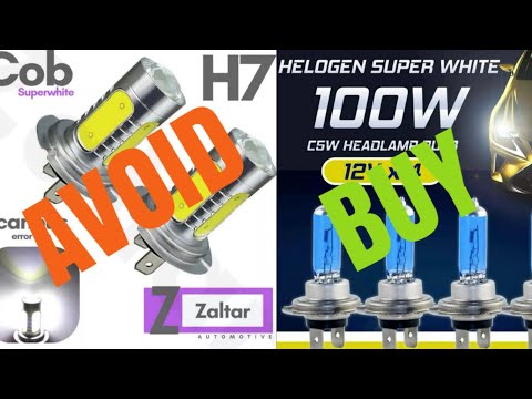 FAKE LED H7 HEADLIGHT BULBS SOLD ON EBAY