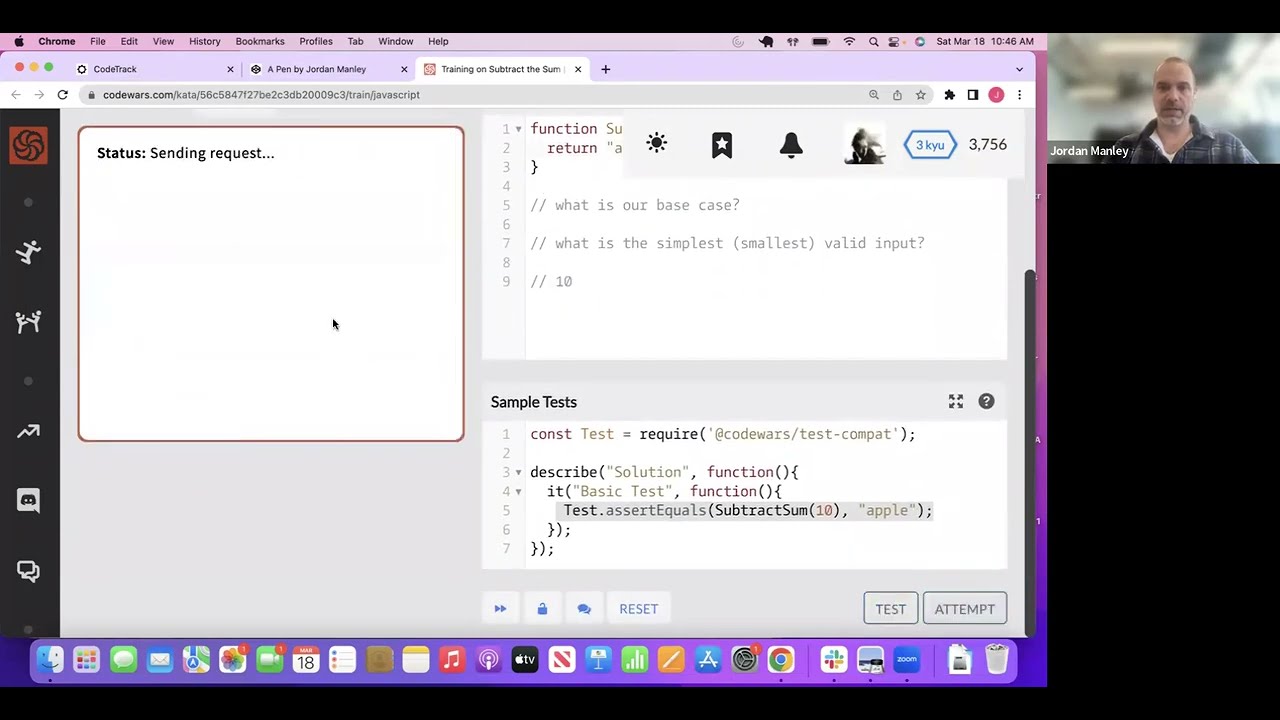 CodeWars - Subtract the Sum (8kyu)