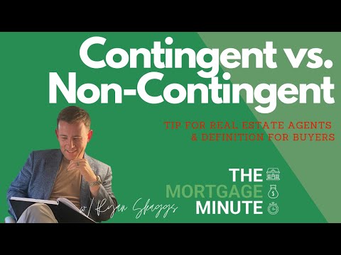 Contingent vs non contingent offers explained | #1 tip for real estate agents