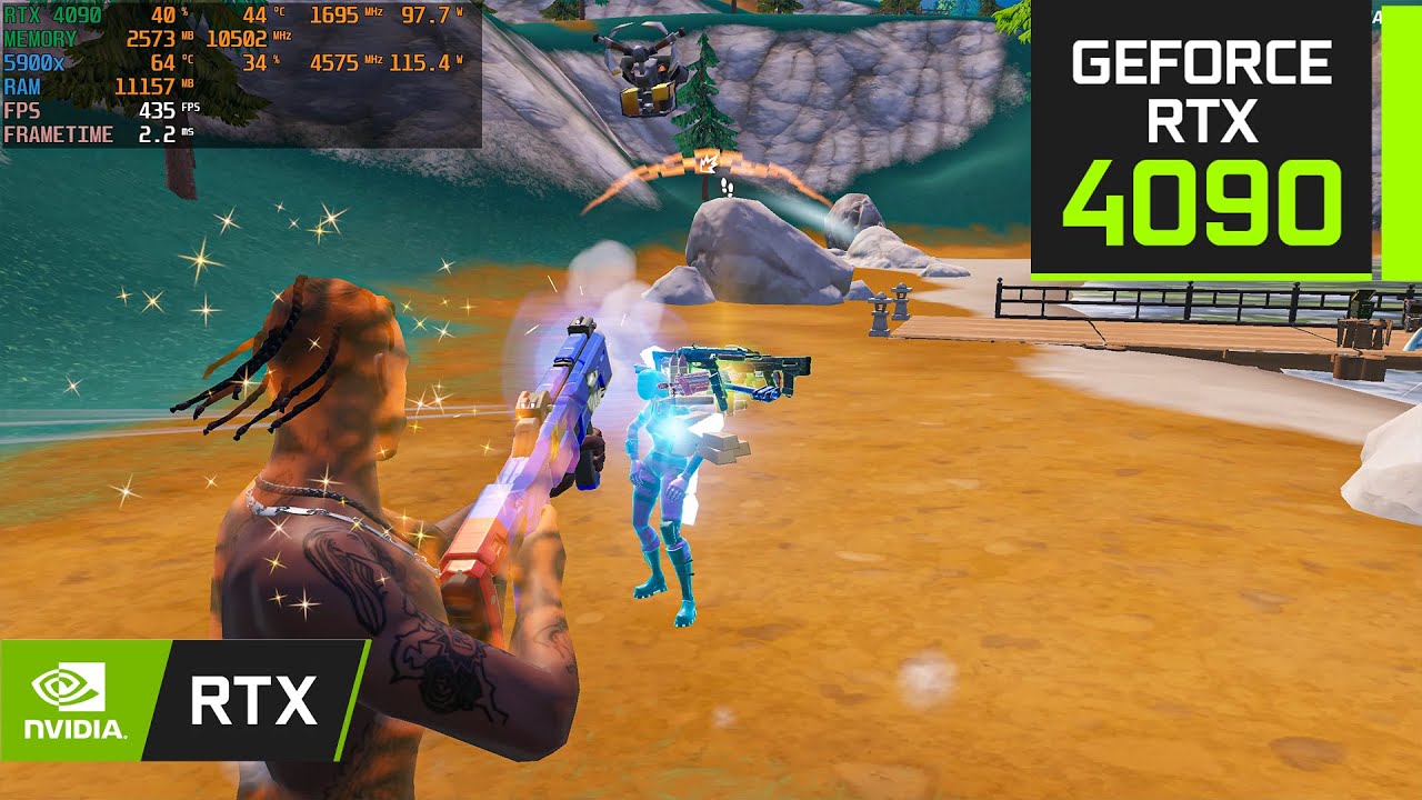 Fortnite Performance Mode - RTX 4090 24GB ( 1440p + Lowest Settings )