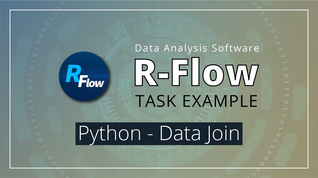 [R-Flow Task Example] Python - Data Join