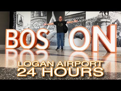 Living at BOSTON LOGAN Airport for 24 HOURS (Part 1)