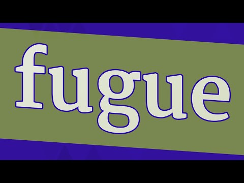 FUGUE pronunciation • How to pronounce FUGUE