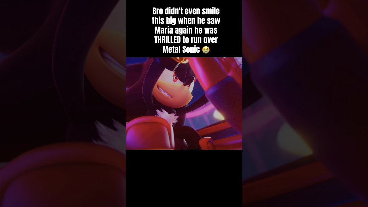 This is the Most Thrilled I’ve seen Shadow Be 😂 #shadowthehedgehog #shadow #funny #sonic #meme